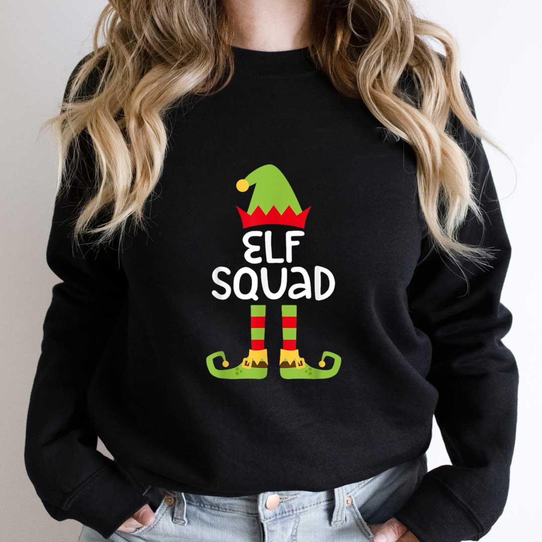 Fairy Squad Funny Matching Christmas Elves Holiday Graphic - Soft Touch ...