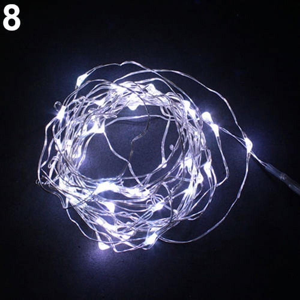 Fairy Starry Lights 20 LED Wire Light String Battery Powered Mini ...