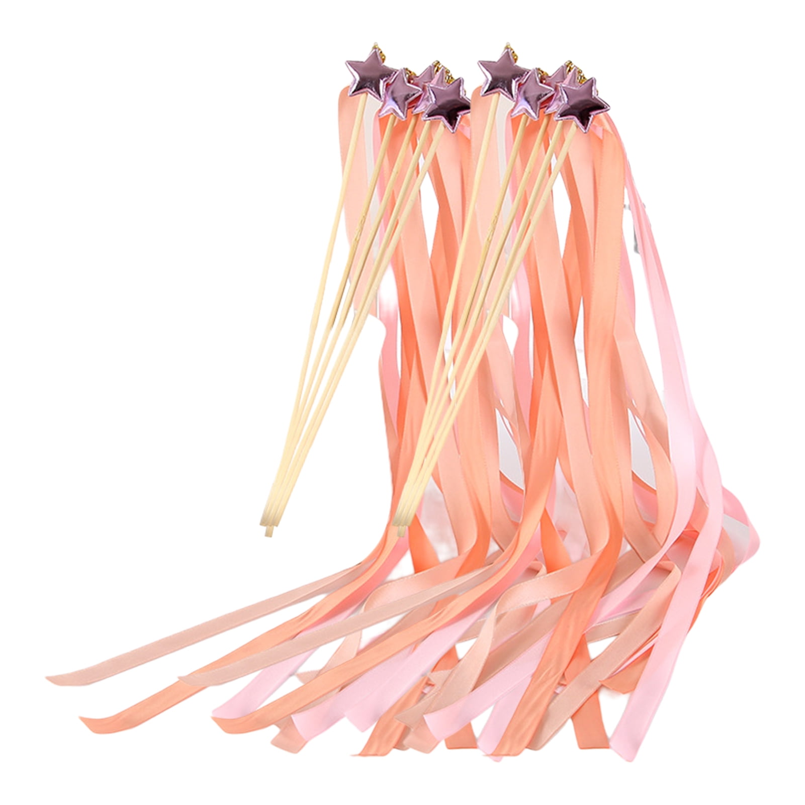 Fairy Sticks Party Streamers with Top Stars Silk Fairy Stick Wand ...