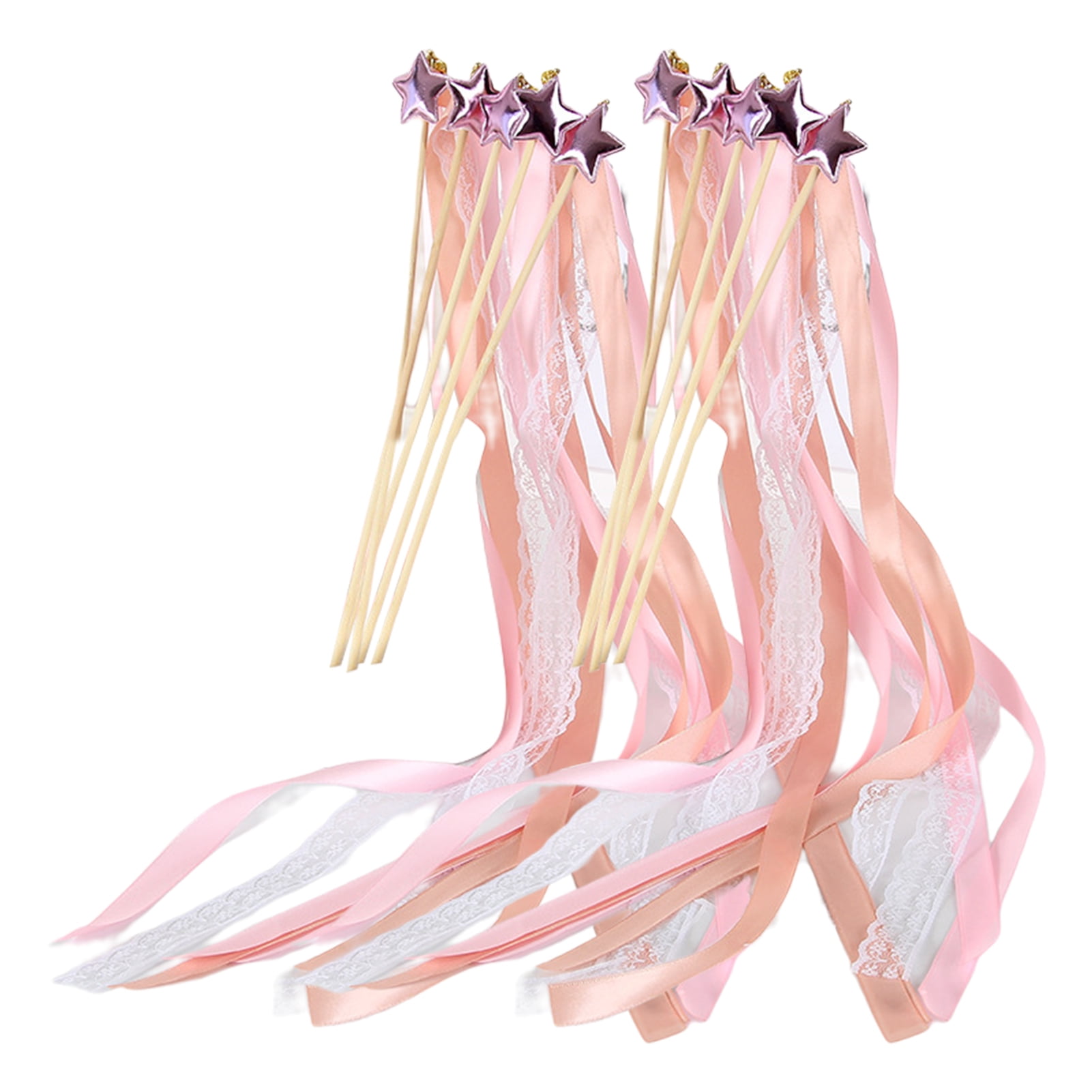 Fairy Sticks Party Streamers with Top Stars Silk Fairy Stick Wand ...
