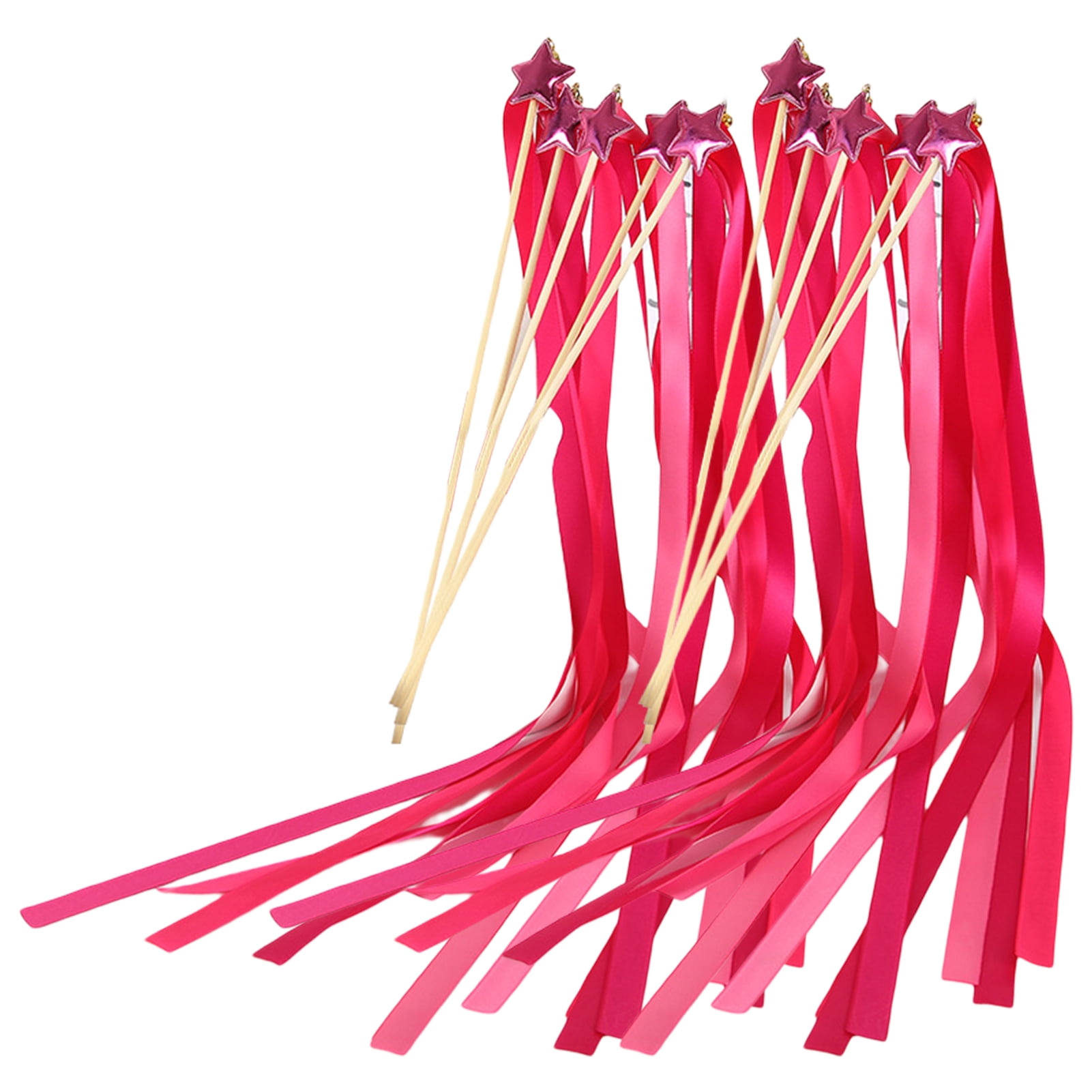 Fairy Sticks Party Streamers with Top Stars Silk Fairy Stick Wand ...