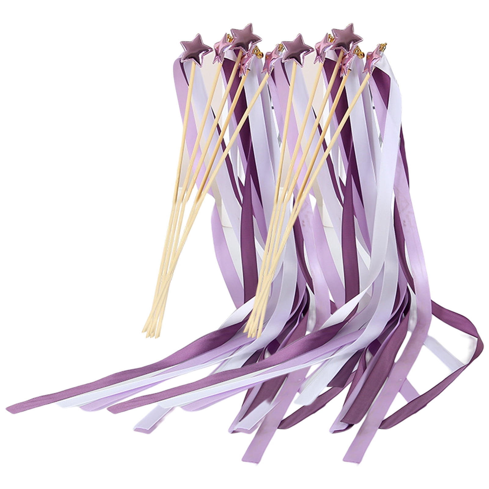 Fairy Sticks Party Streamers with Top Stars Silk Fairy Stick Wand ...