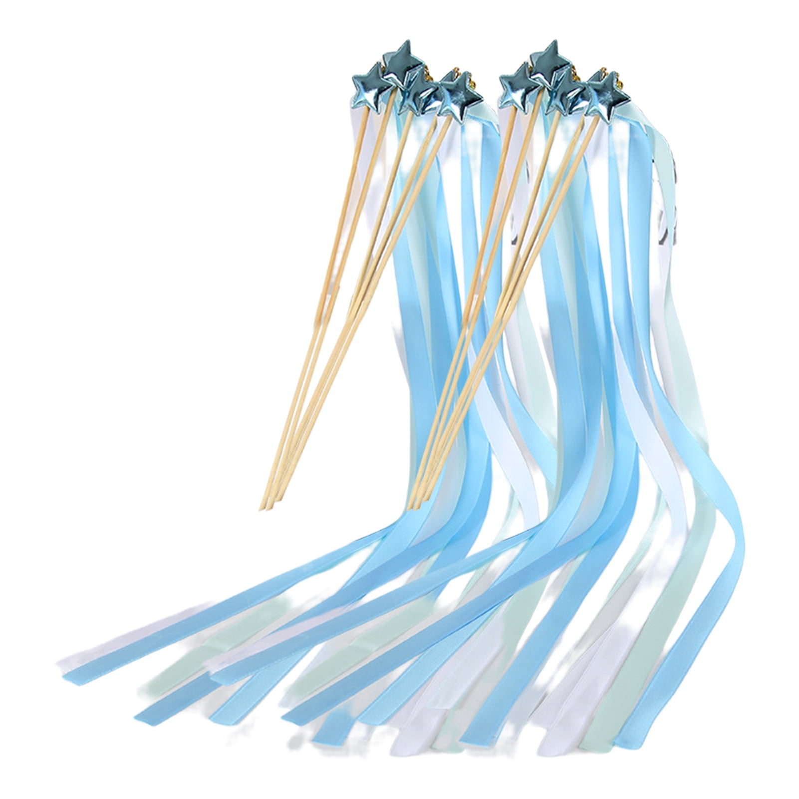 Fairy Sticks Party Streamers with Top Stars Silk Fairy Stick Wand ...
