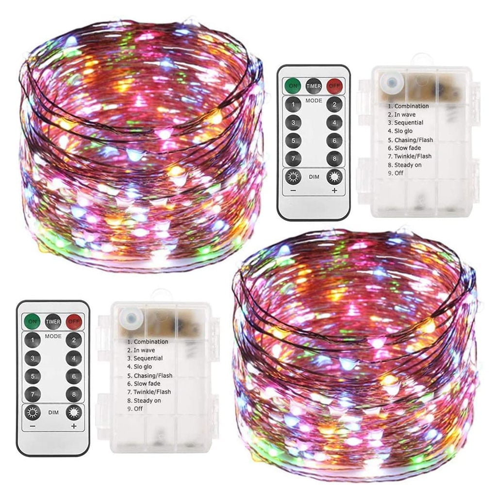 Fairy String Lights, 16.4ft 50 LED Fairy Lights Battery Operated ...