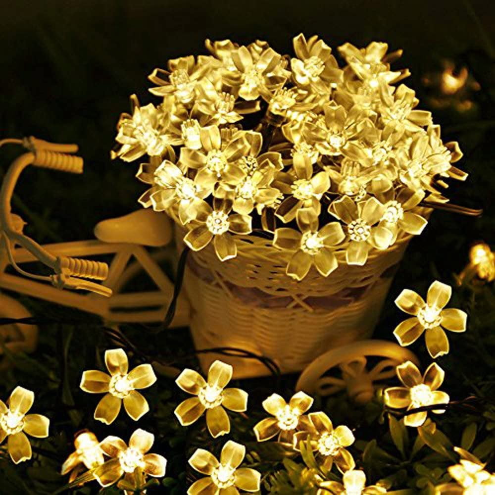 Fairy String Lights Christmas Decorative Lights 33 feet 100 LEDs 8 ...