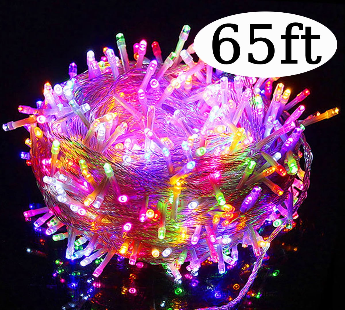 Fairy String Lights 200 LED 65FT for Indoor Decor, Christmas, Garden ...