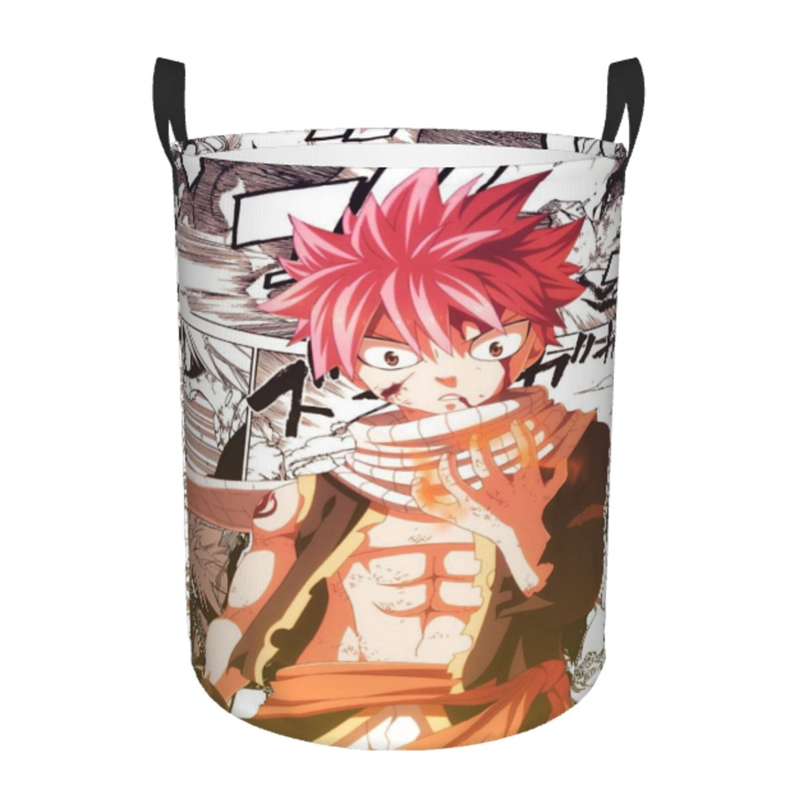 Fairy Tail 3d Graphic Flame Laundry Basket Fire Flame Clothes Hamper ...