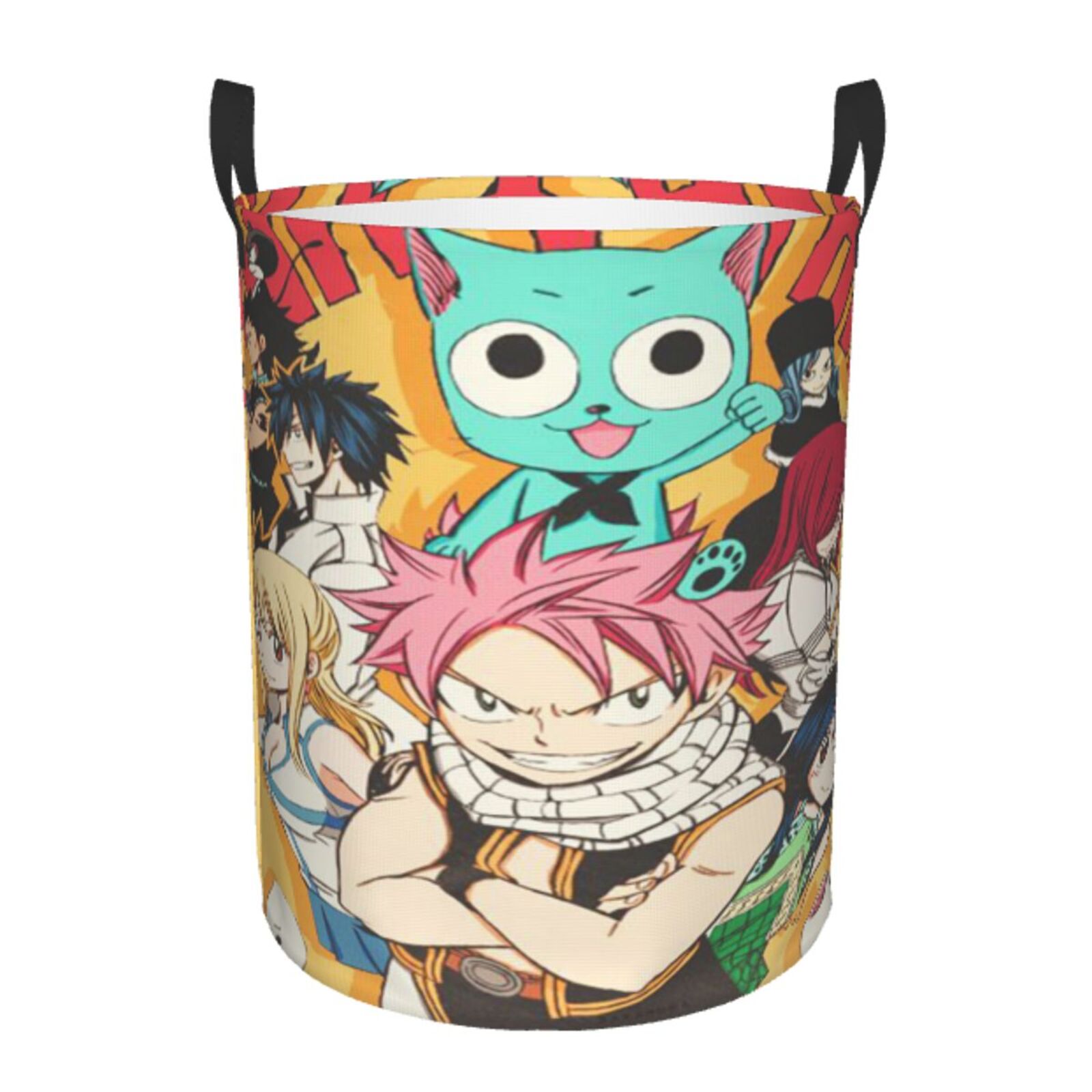 Fairy Tail 3d Graphic Flame Laundry Basket Fire Flame Clothes Hamper ...