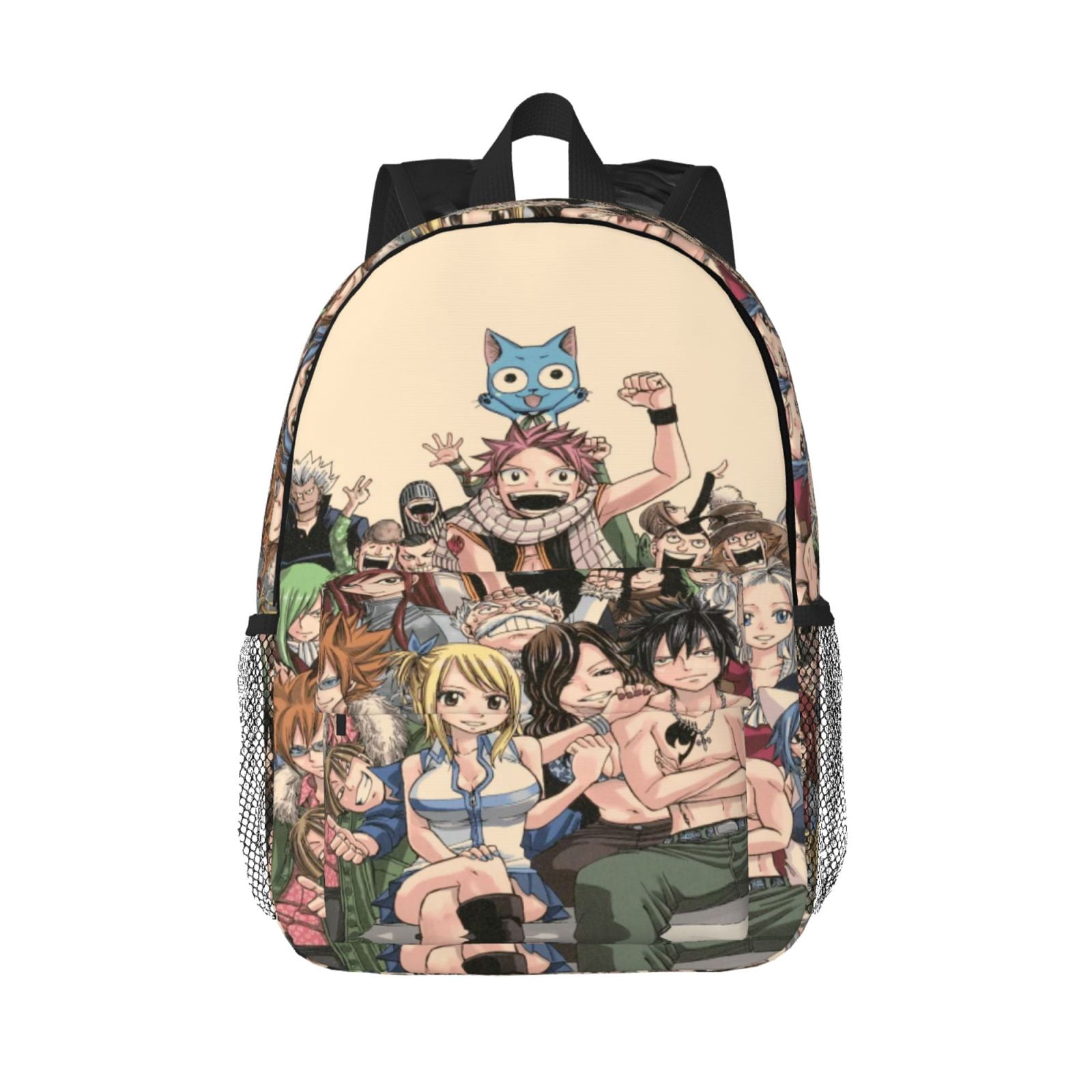 Fairy Tail Backpack for Cartoon Laptop Backpack with Front Pocket ...