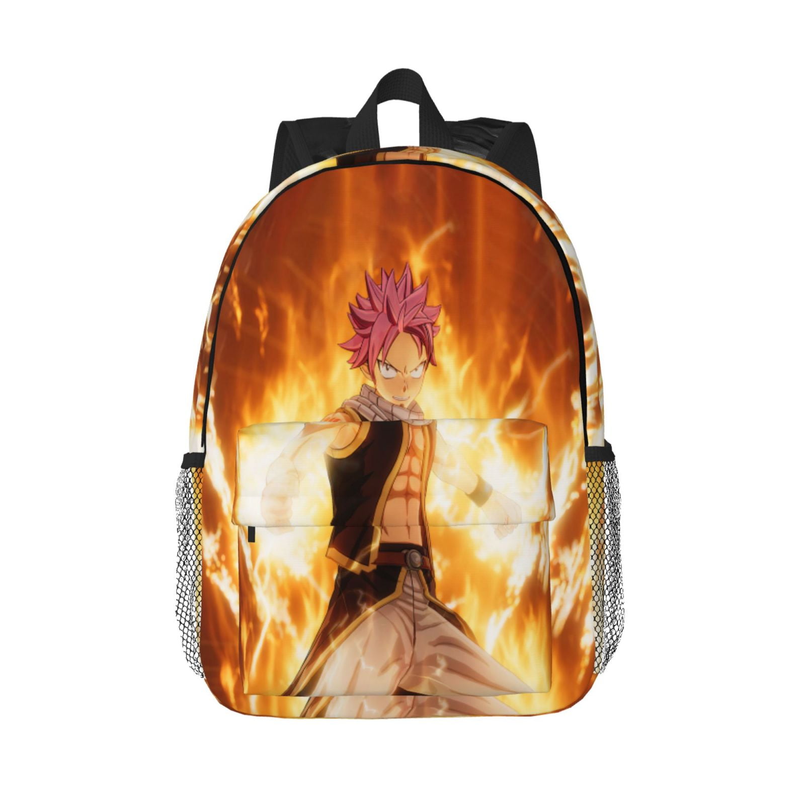 Fairy Tail Backpack for Cartoon Laptop Backpack with Front Pocket ...