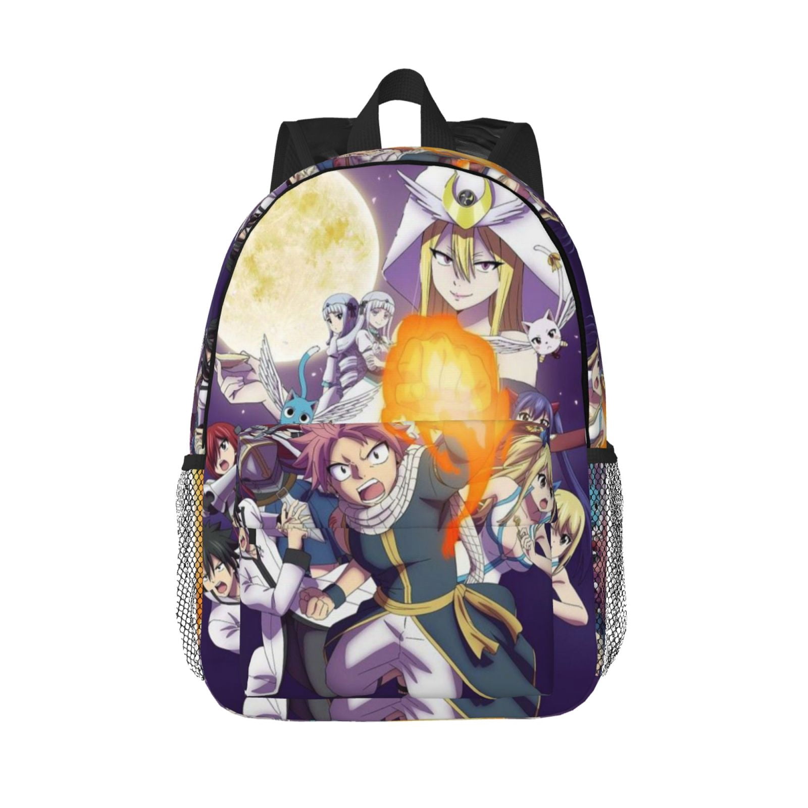 Fairy Tail Backpack for Cartoon Laptop Backpack with Front Pocket ...