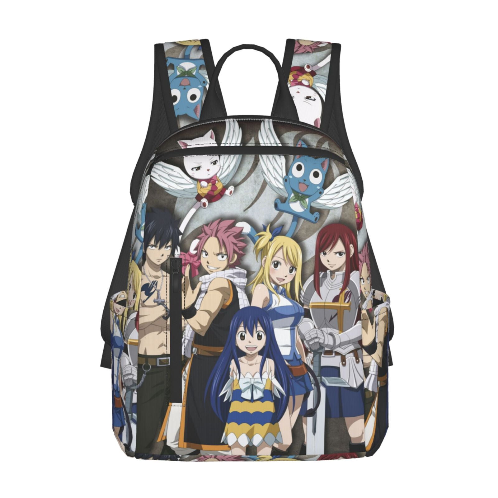 Fairy Tail Bag Lightweight Backpack Simple Daypack Casual Compact ...