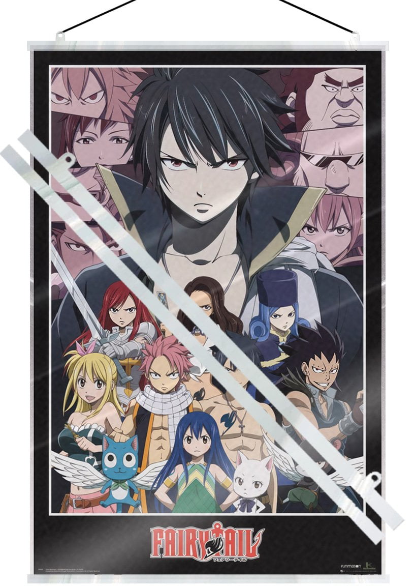Fairy Tail - Manga Anime TV Show Poster (All Characters Montage) (Size ...
