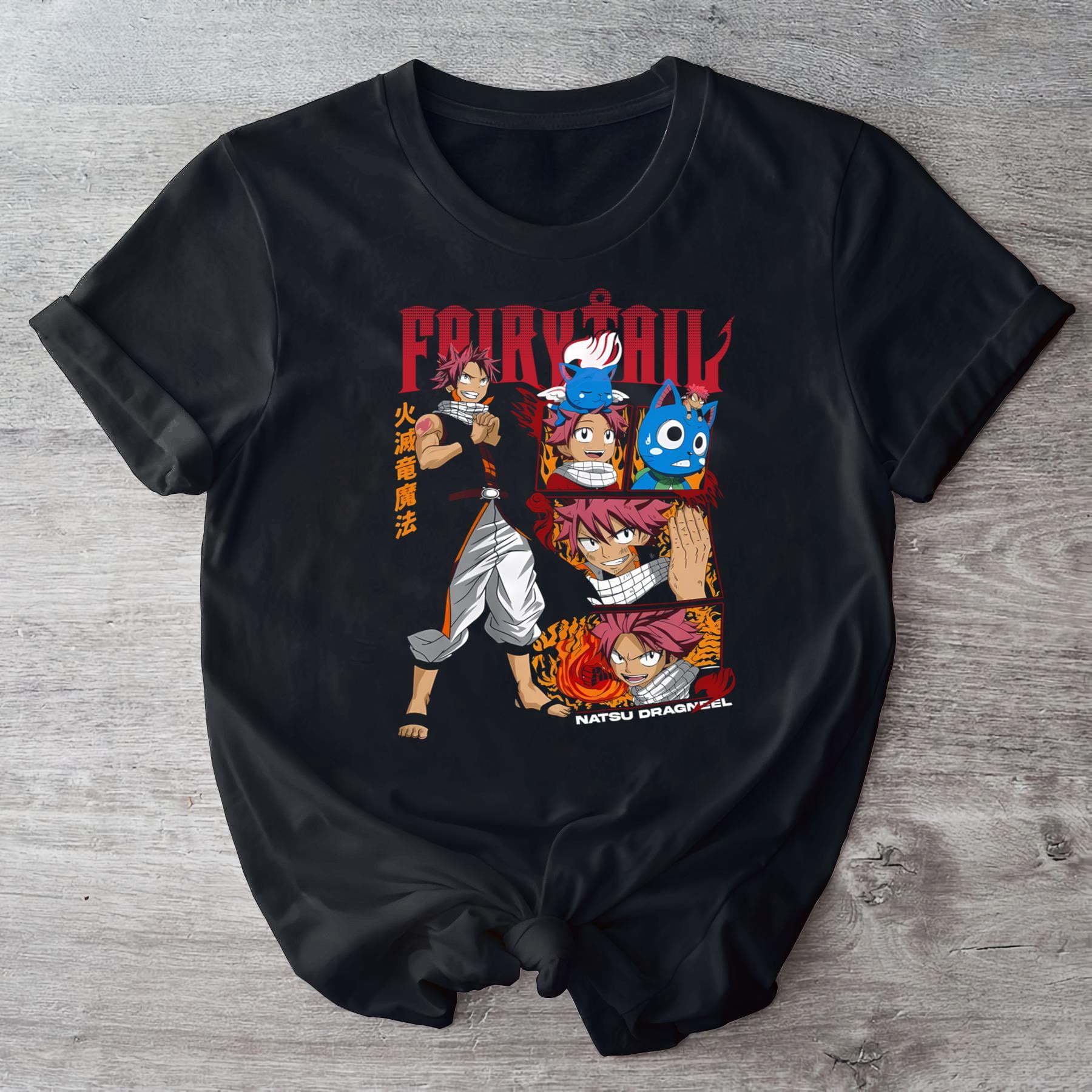 Fairy Tail Natsu Dragneel Shirt, Gray Fullbuster, Gajeel Redfox ,Fairy ...