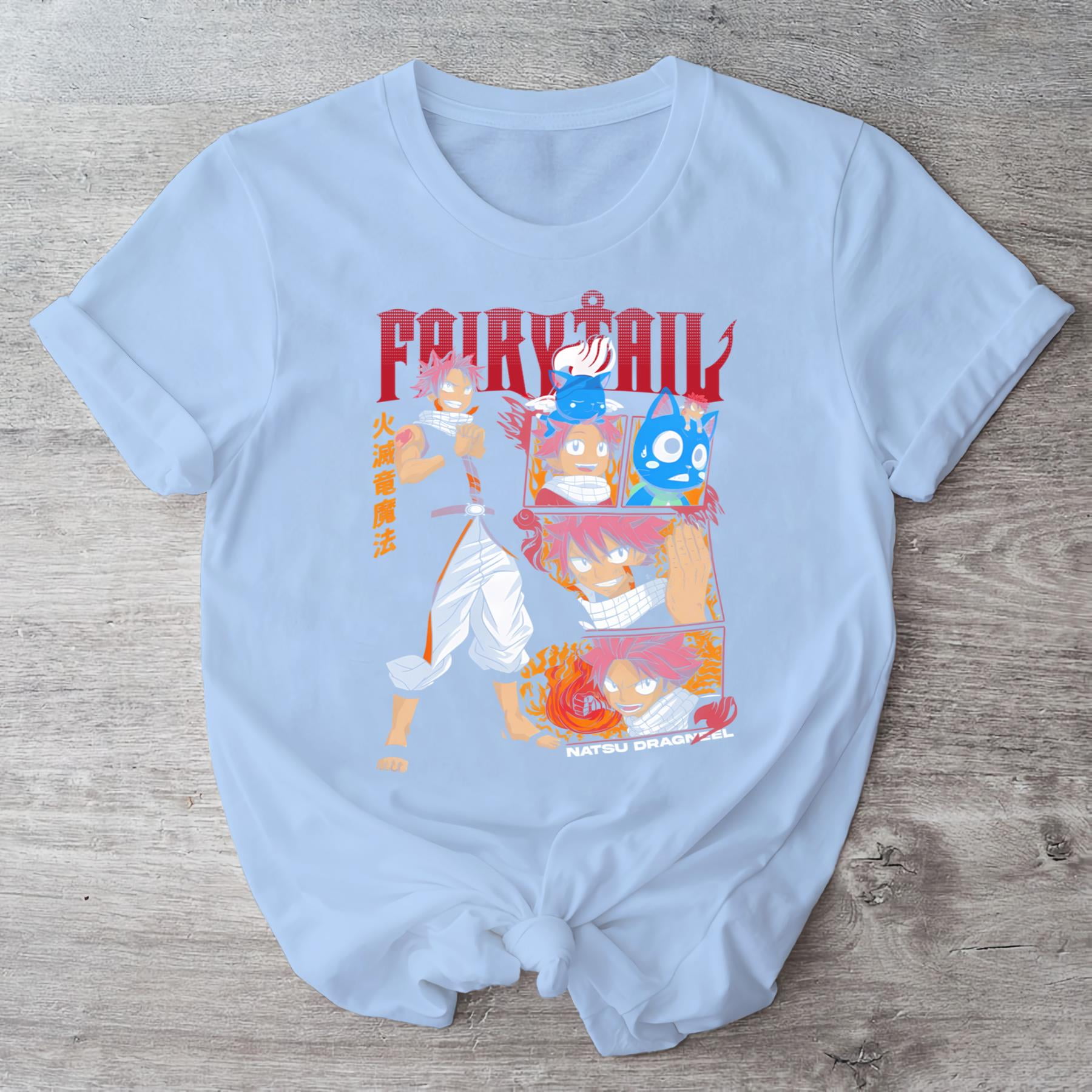 Fairy Tail Natsu Dragneel Shirt, Gray Fullbuster, Gajeel Redfox ,Fairy ...