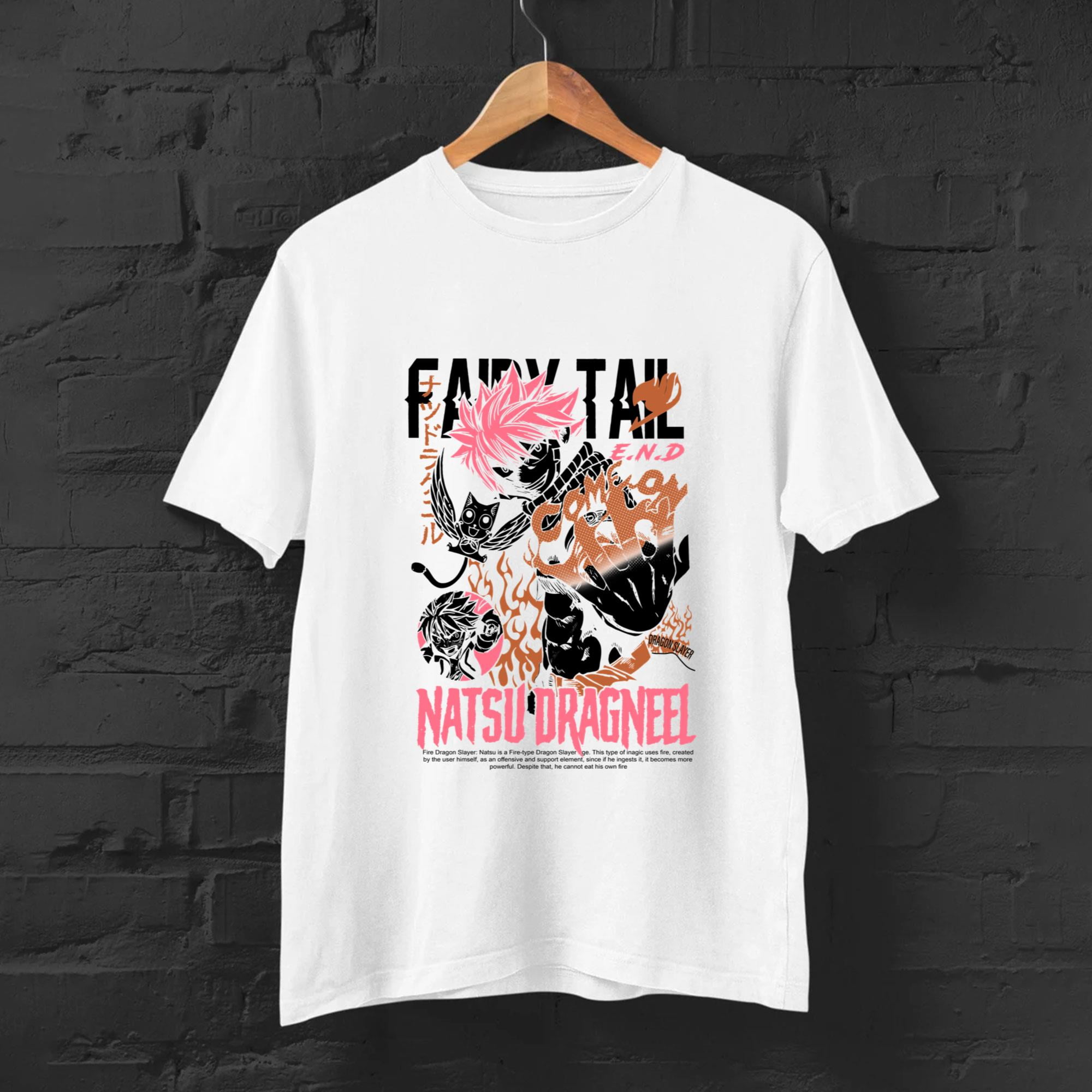 Fairy Tail Natsu Dragneel Shirt, Gray Fullbuster, Gajeel Redfox ,Fairy ...