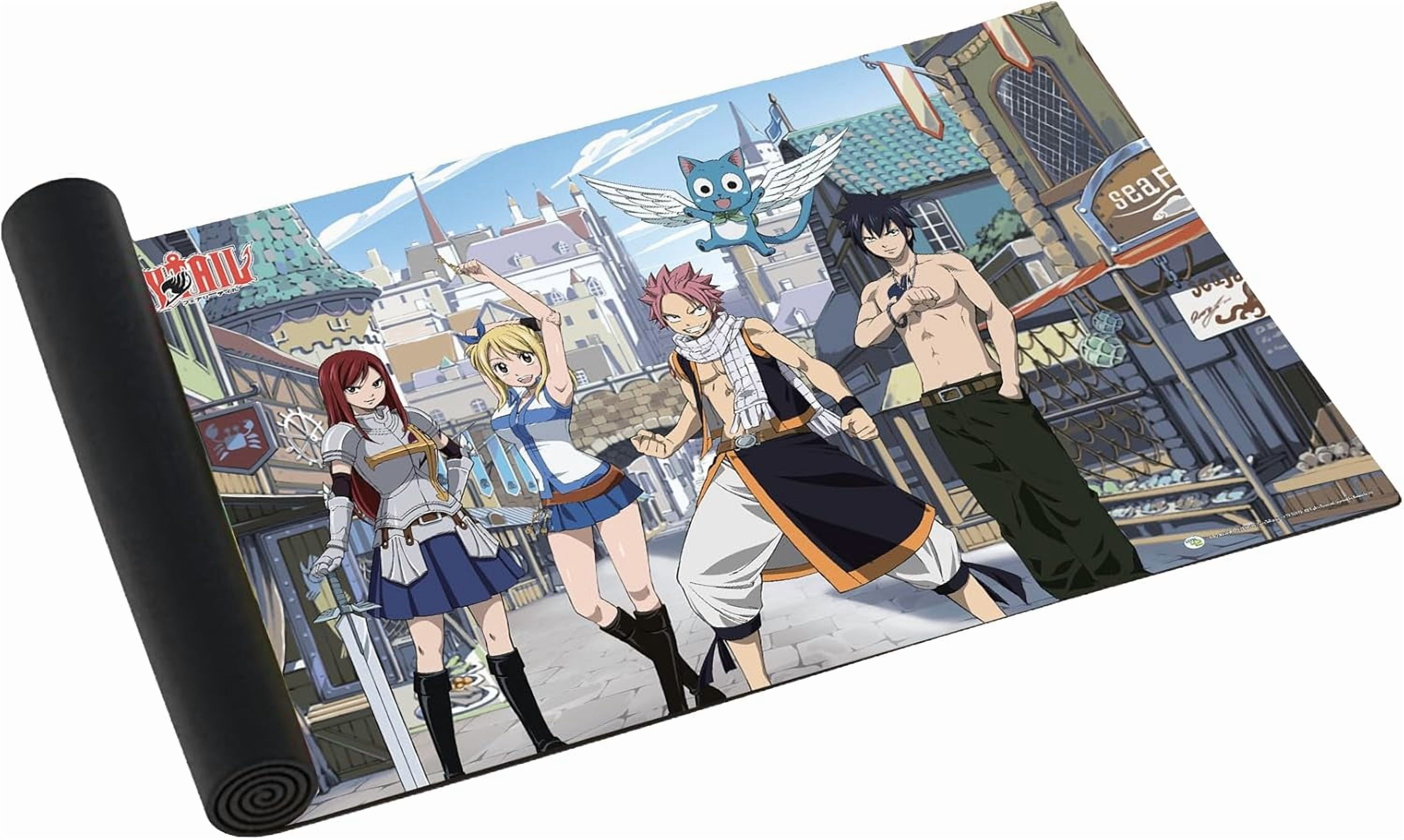 of Fairy Tail Playmat - Street Fight Gaming Playmat | Large Size (24” x ...