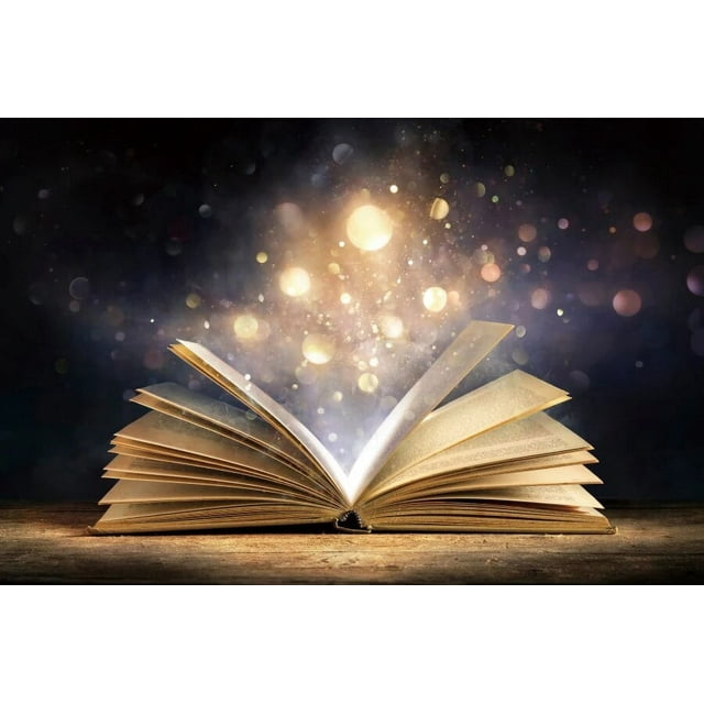 Fairy Tale Books Backdrop Dreamy Light Bokeh Magical Woods Kids ...