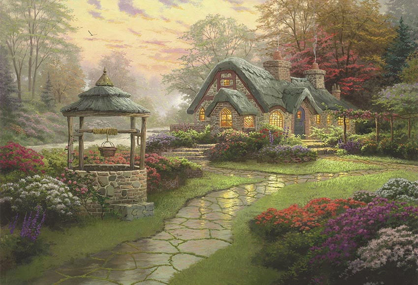 Fairy Tale Castle Flowers Kid Princess Girls Birthday Party Backdrop ...