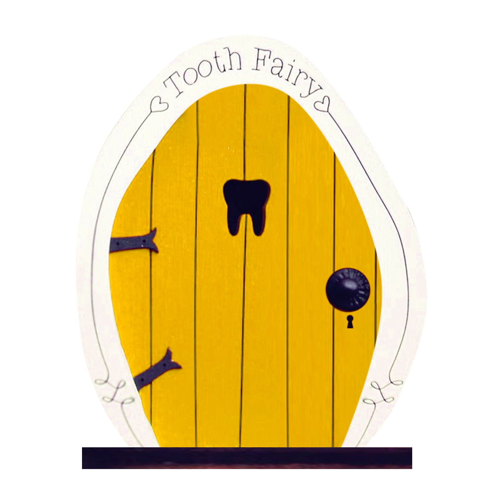 Fairy Tale Door Decoration Ornaments, Wooden Fairys Dwarf Tree Door ...