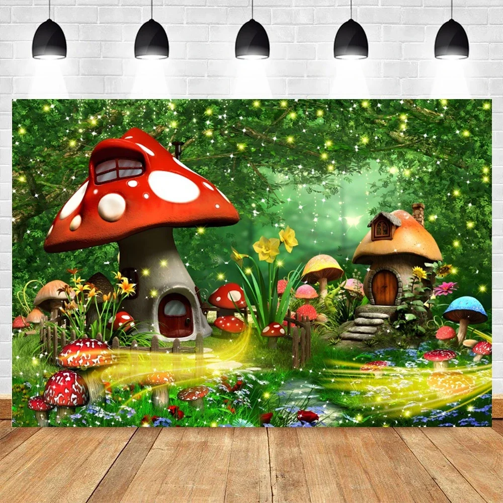Fairy Tale Enchanted Forest Backdrop Photography Wonderland Dreamy ...