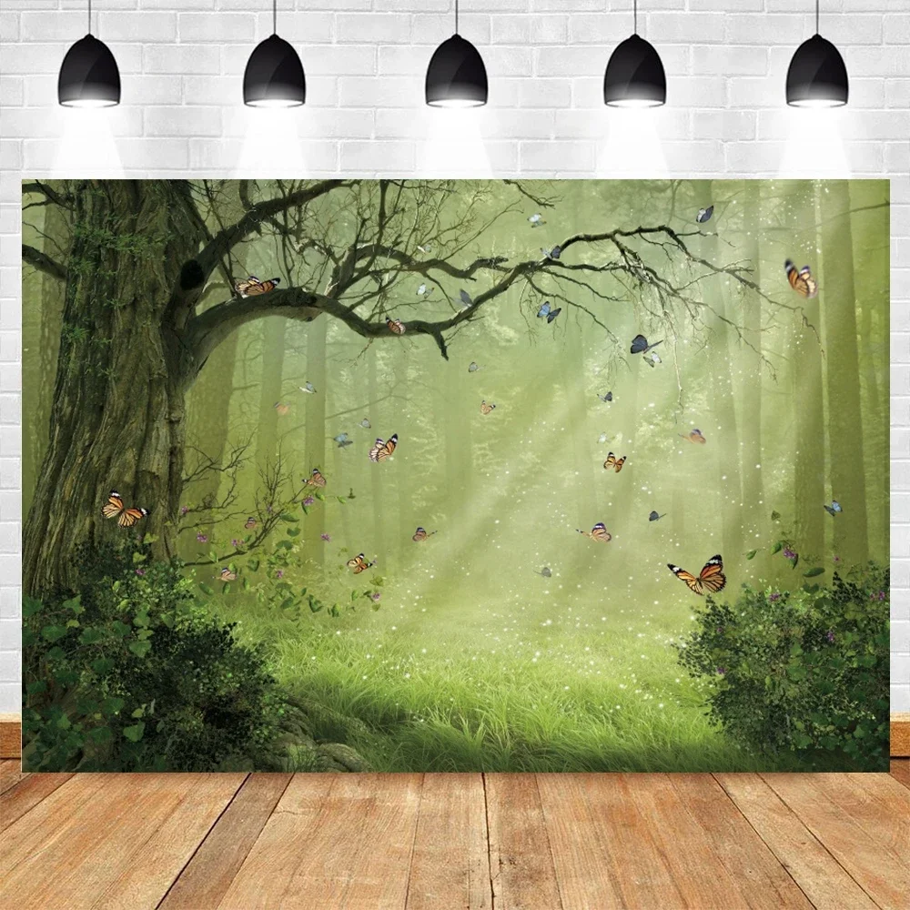 Fairy Tale Enchanted Forest Backdrop Photography Wonderland Dreamy ...