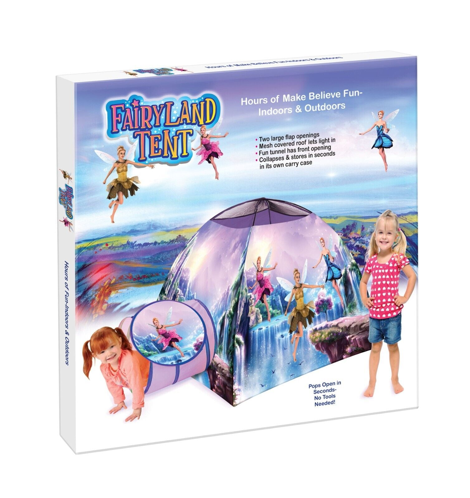 Fairy Tale Kid Play Tent Tunnel for Indoor & Outdoor Playhouse ...