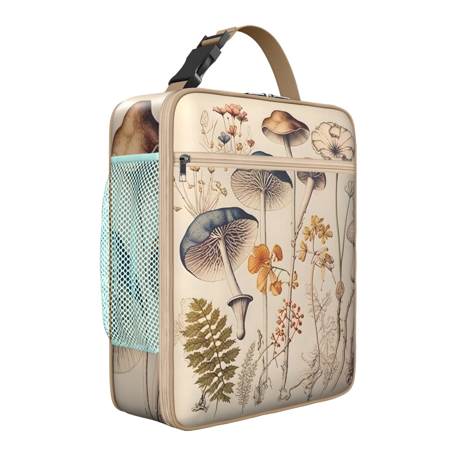 Fairy Tale Mushroom Insulated Lunch Bag – Boho Vintage and Botanical ...