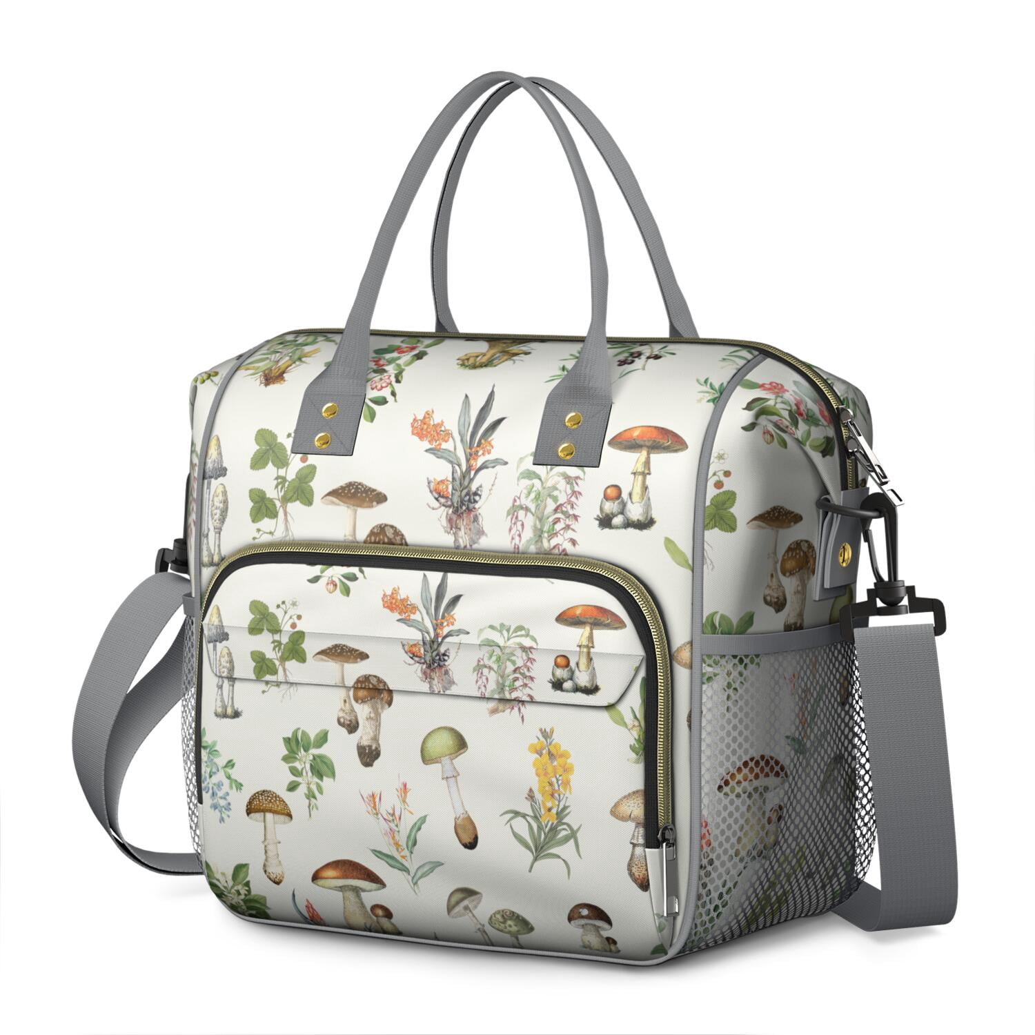 Fairy Tale Mushroom Insulated Lunch Bag – Waterproof Leakproof Cooler ...