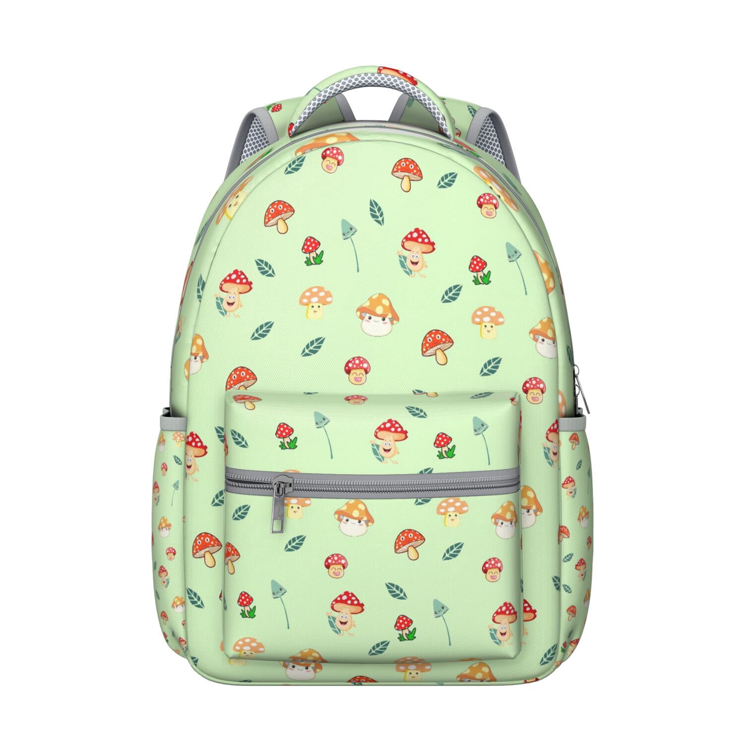 Fairy Tale Mushroom Students Backpack Boho Woodland Vintage Magical ...