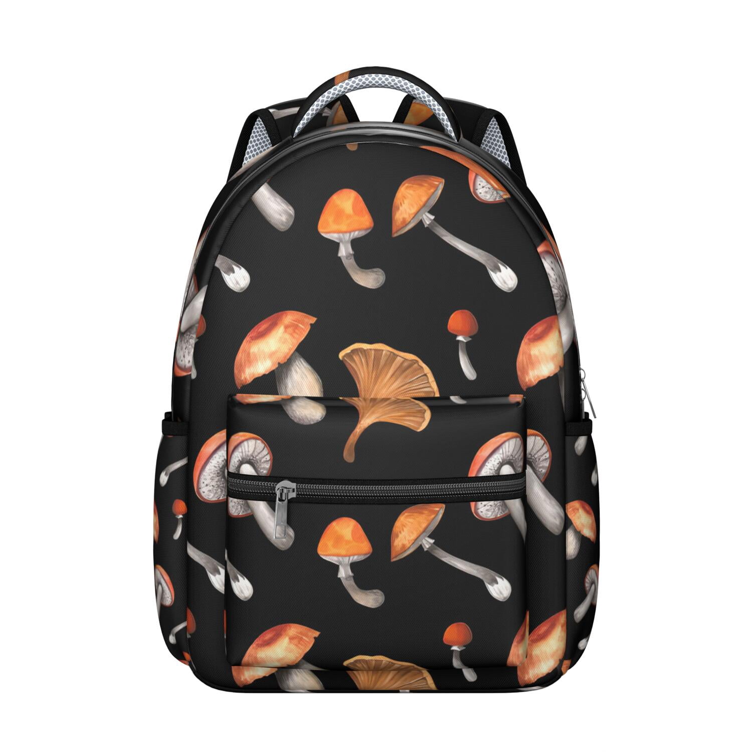 Fairy Tale Mushroom Waterproof Backpack - Gothic Cottagecore Fungi ...