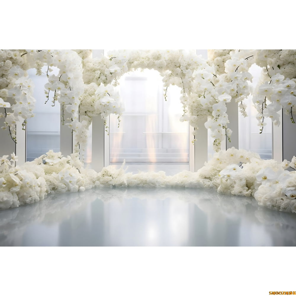 Fairy Tale Pink Castle Backdrop ss Birthday Party Spring Floral ...