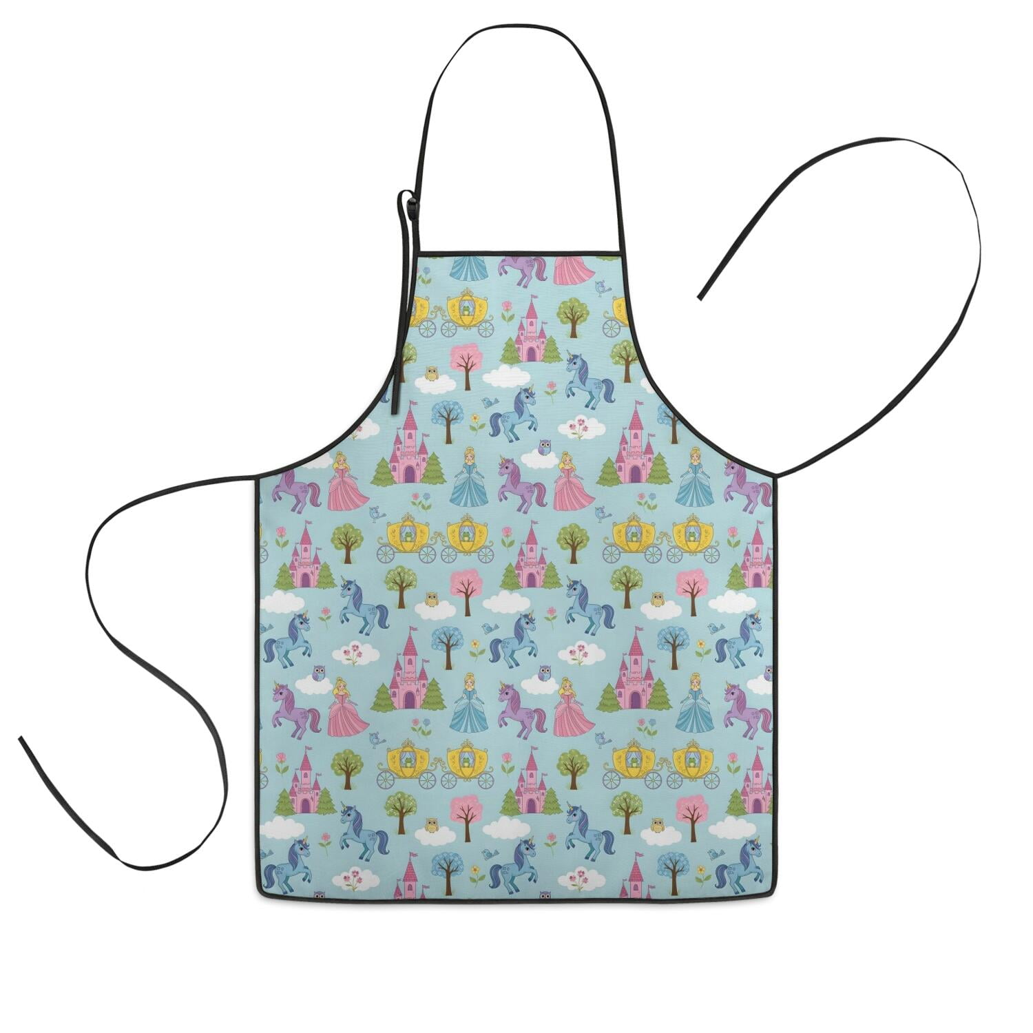 Fairy Tale Princess Castle Pattern Kids Aprons for Girls and Boys ...