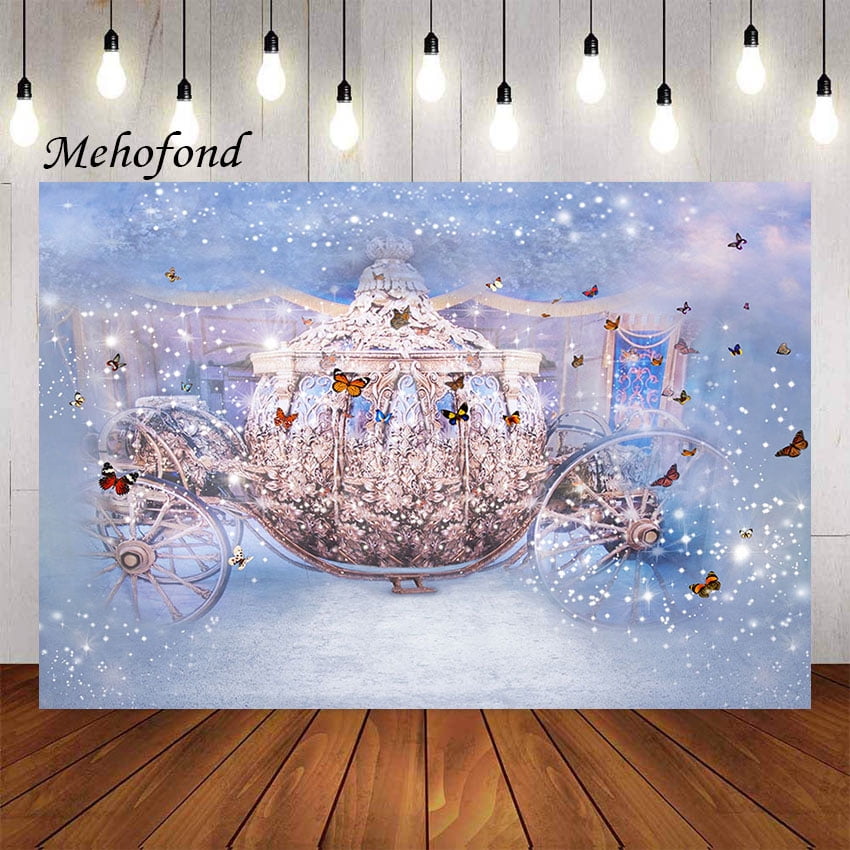 Fairy Tale Princess Pumpkin Carriage Butterfly Girl Birthday Party r ...