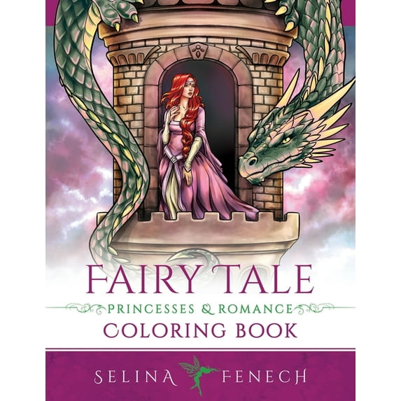 Fairy Tale Princesses and Romance Coloring Book, (Paperback) - Walmart.com