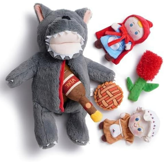 Fairy Tale Squeaky Dog Toys, Cute Interactive Plush Stuffed Hide and ...