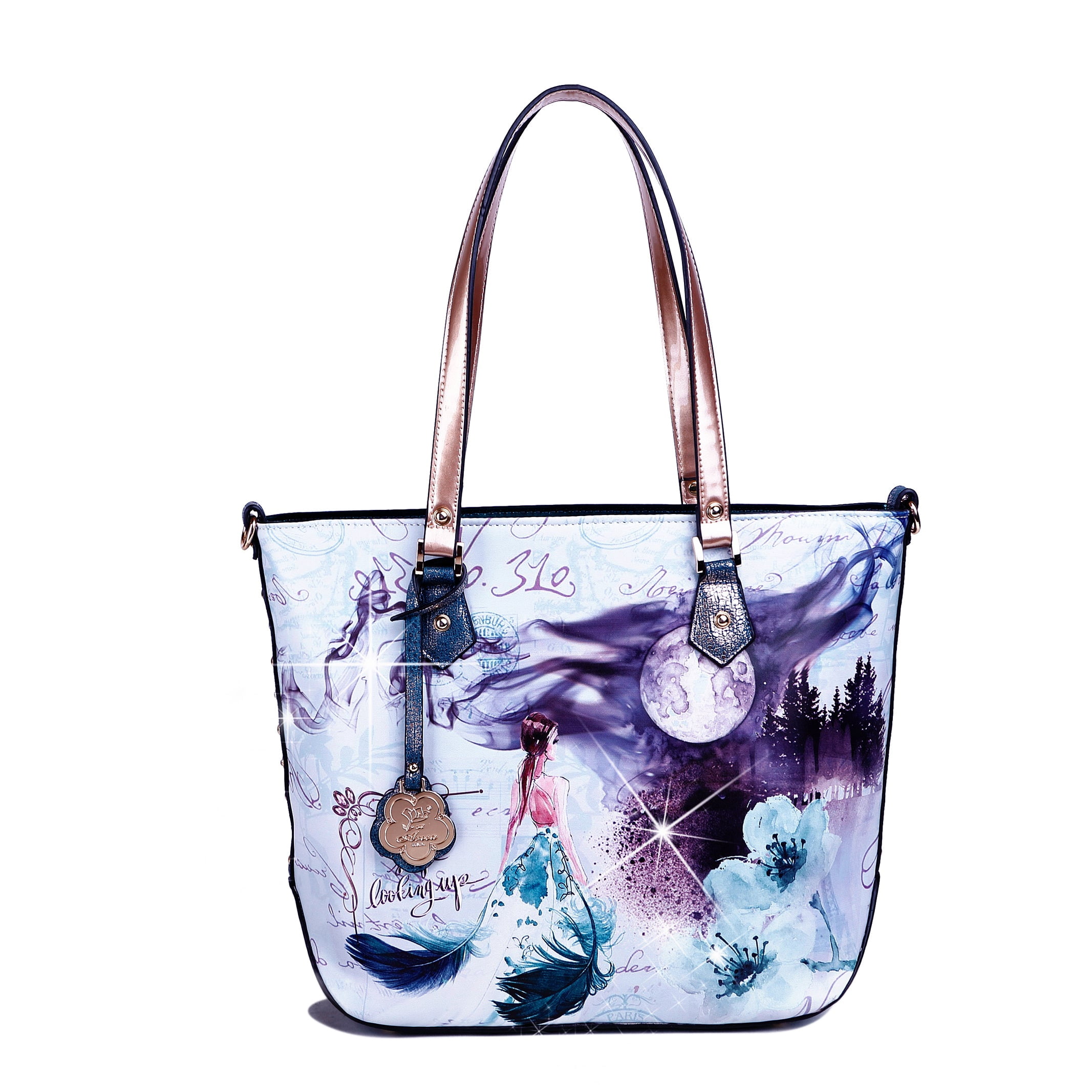Fairy Tale Vintage Handbag with Shoulder Strap - Walmart.com