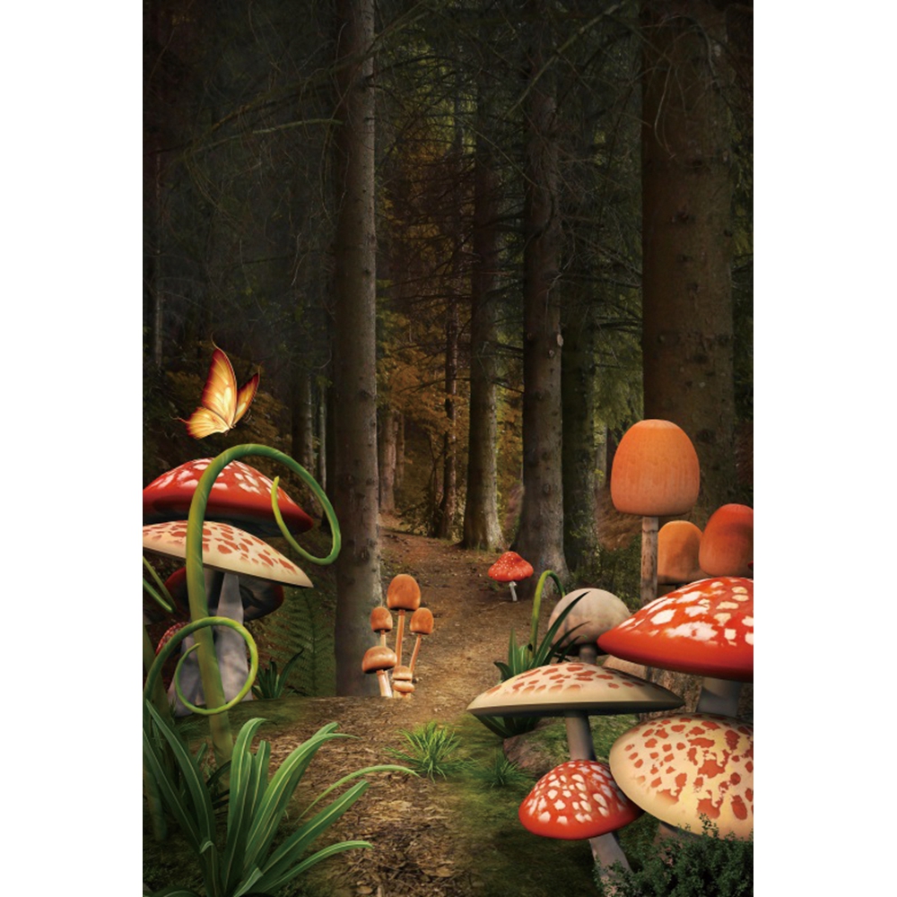 Fairy Tale Wonderland Dream Forest Backdrop Spring Jungle Castle Nature ...
