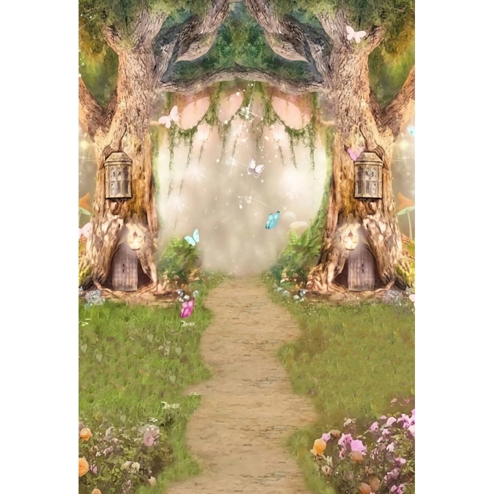 Fairy Tale Wonderland Dream Forest Backdrop Spring Jungle Castle Nature ...