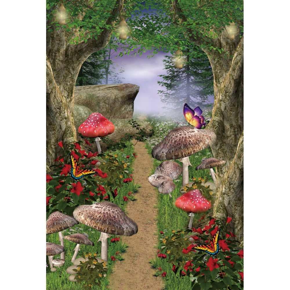 Fairy Tale Wonderland Dream Forest Backdrop Spring Jungle Castle Nature ...