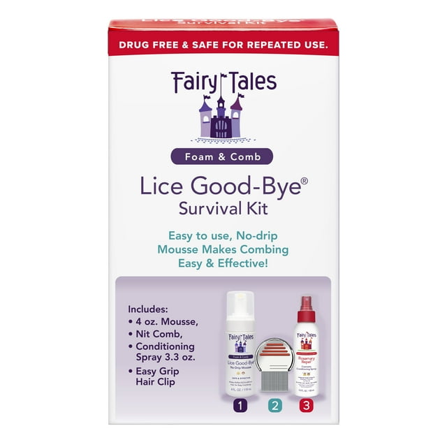 Fairy Tales Lice Good-Bye® Survival Kit, 7.3 fl oz/ 3 pack HSA/FSA ...