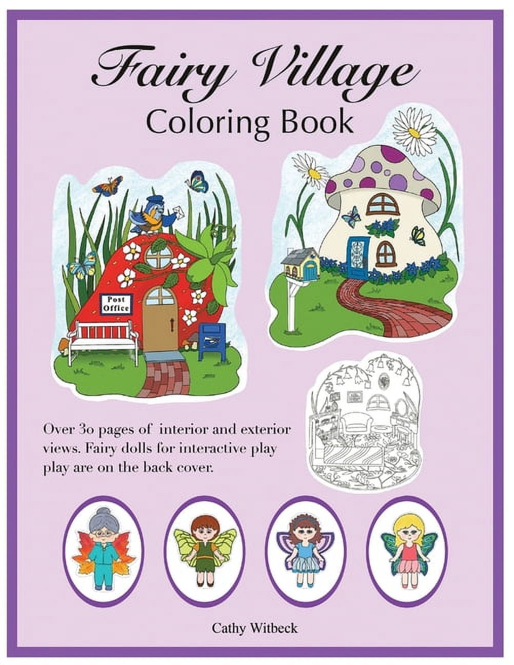 Fairy Village Coloring Pages 20 Free Printable Fairy Coloring Pages