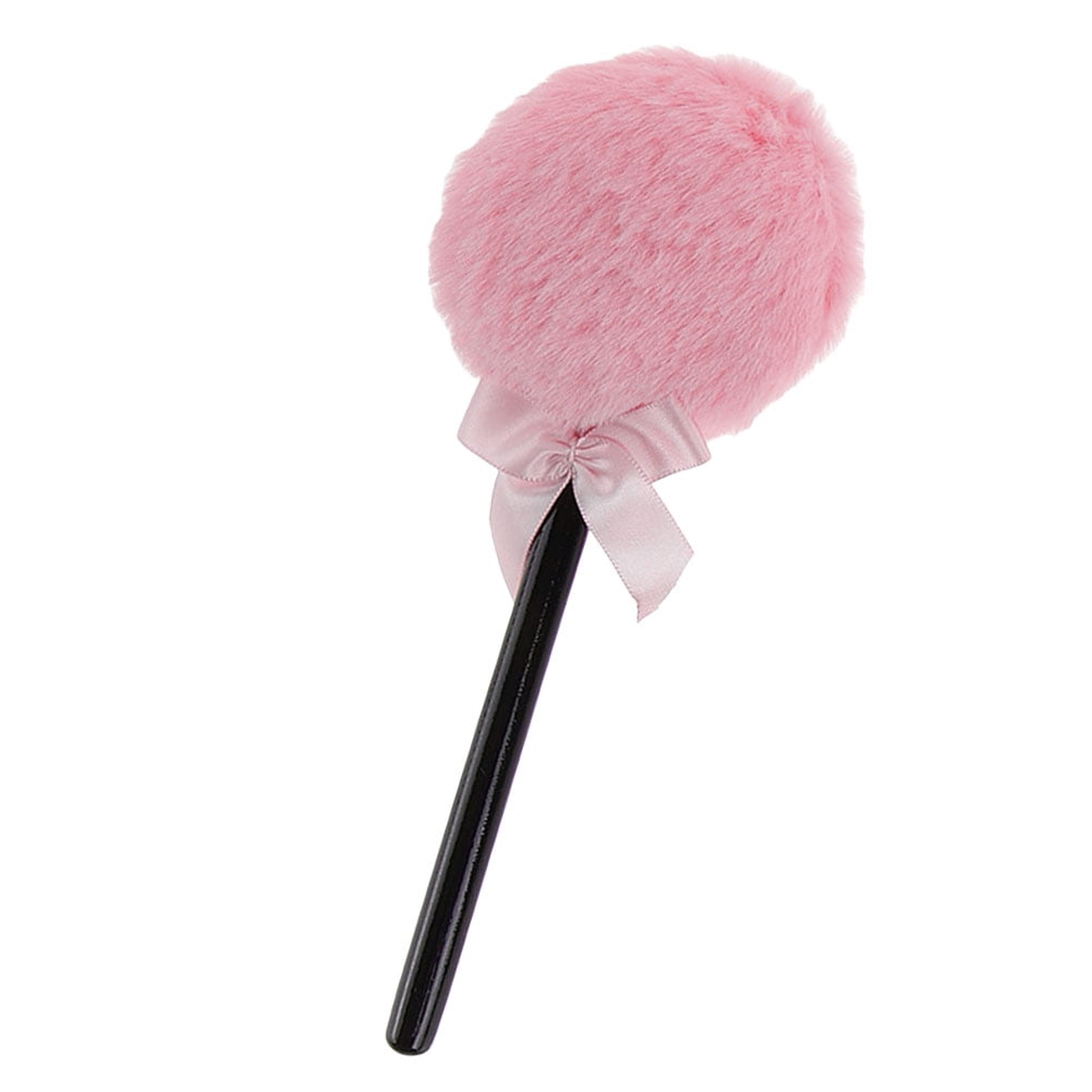Fairy Wand Fluffy Powder Puffs Lollipop Shape Loose Body Puffs Soft ...