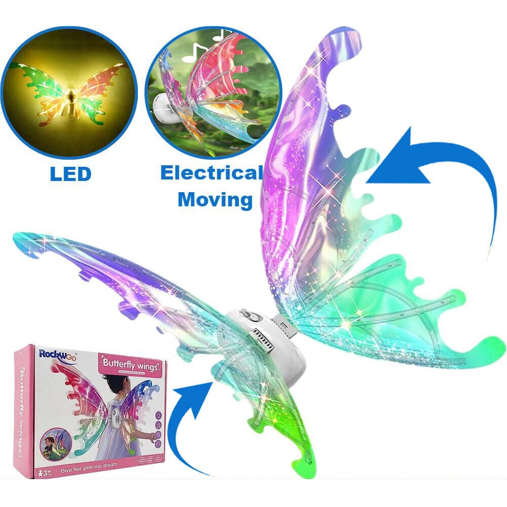 Fairy Wing Elf Wing Costume Accessory Flapping Angel Wing Accessories ...