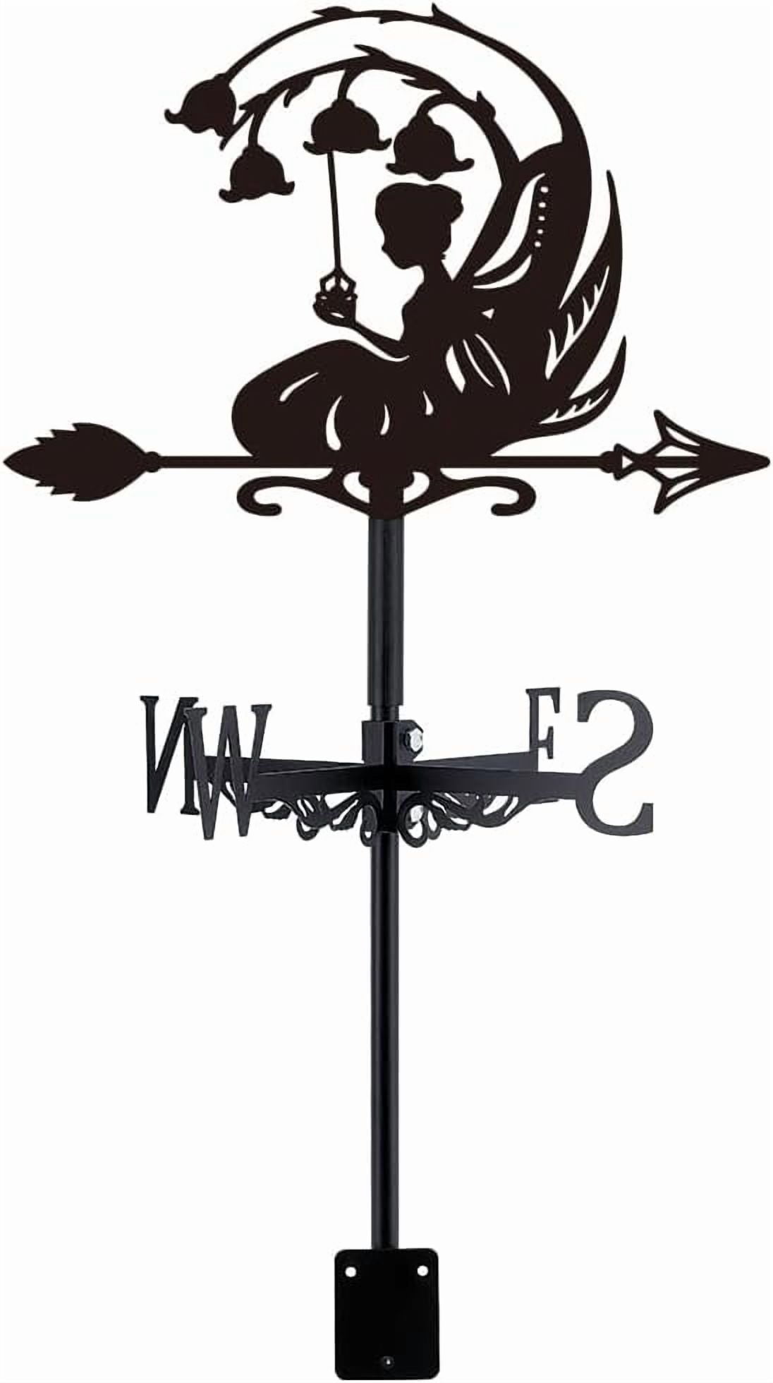 Fairy and Flowers Weather Vane Fairy Metal Weathervane Lily of The ...