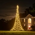 Fairybell 20FT Christmas Tree Decoration with 900 LED Lights, Warm ...