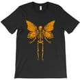 Fairycore Aesthetic, Funny Gothic Butterfly Skeleton Graphic Tee ...