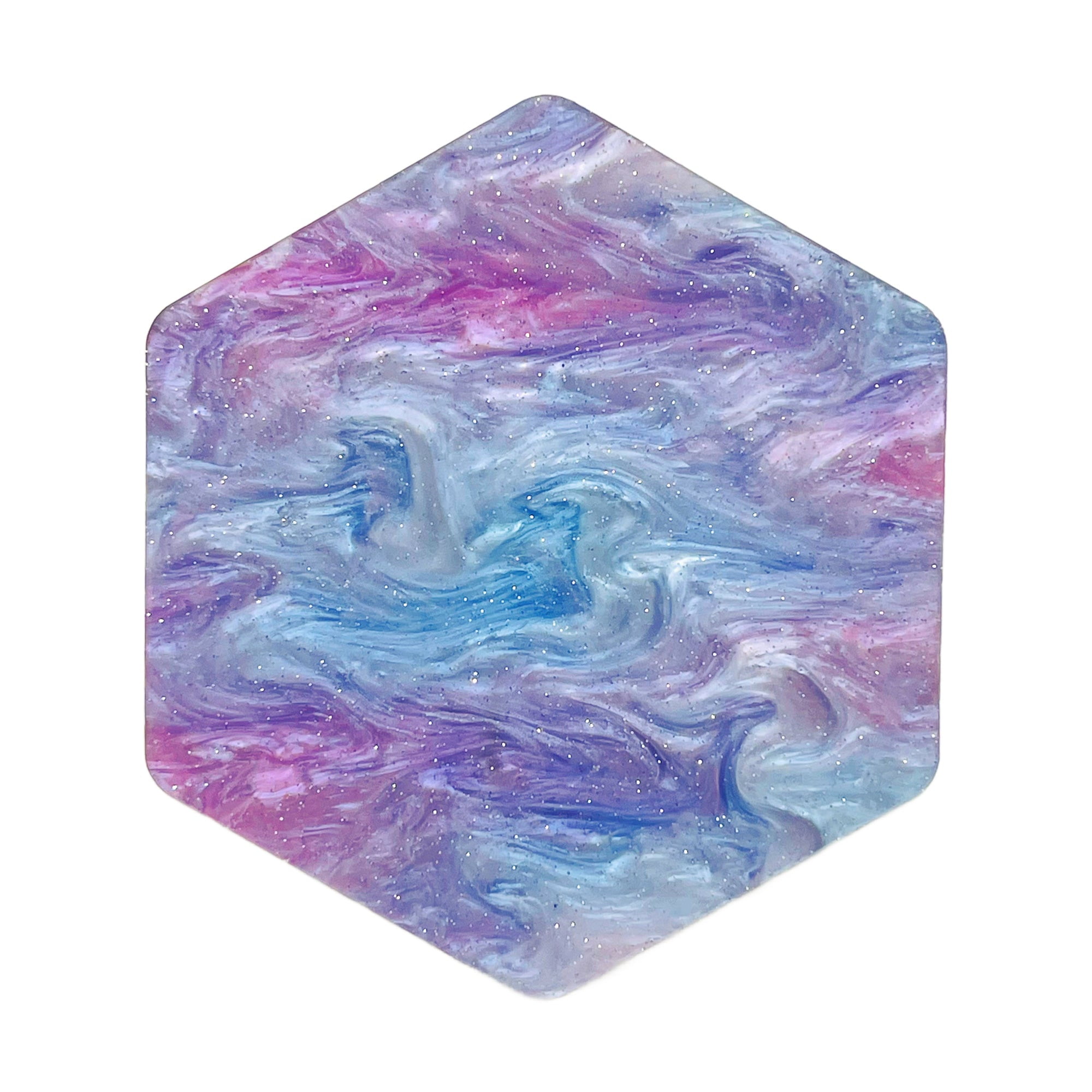 Fairyfloss Iridescent Glitter Marble Pattern Cast Acrylic Sheet - 1/8 ...