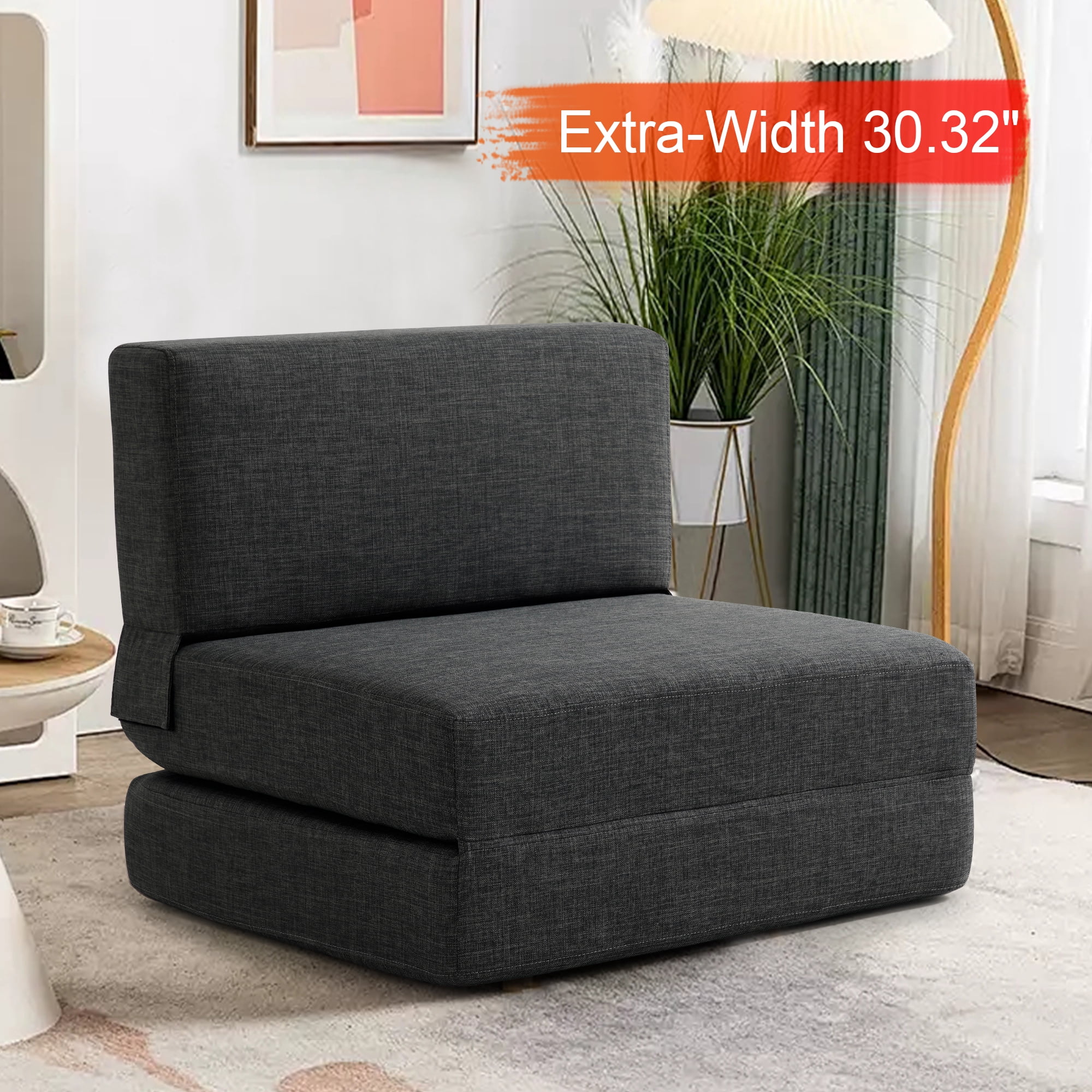 Fairyland Memory Foam Sleeper Sofa Bed, Convertible Folding Futon ...