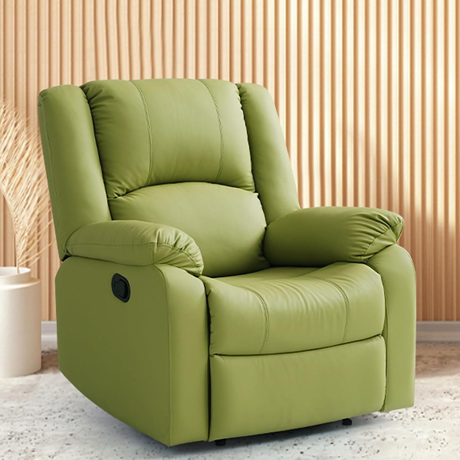 Fairyland PU Leather Manual Recliner, Ergonomic, Adjustable Seat Back ...